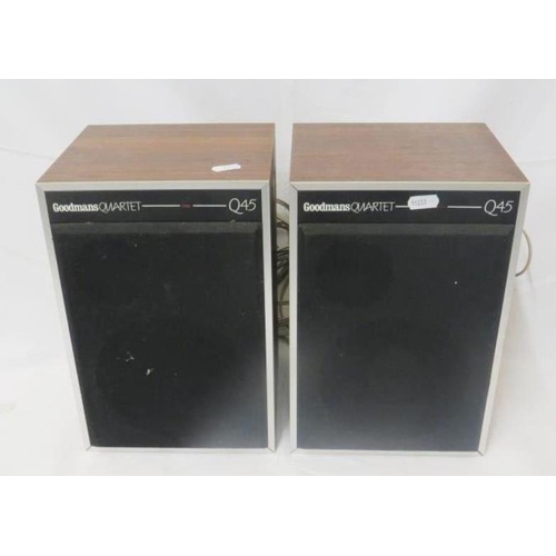 Pair of Goodman's Quartet Q45 Danish Made Speakers serial no. 126912 ...