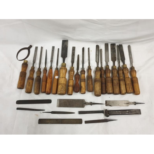 Vintage Carpenters Files & Rasps names incl. WKOP, dated 1919 Stormone etc.