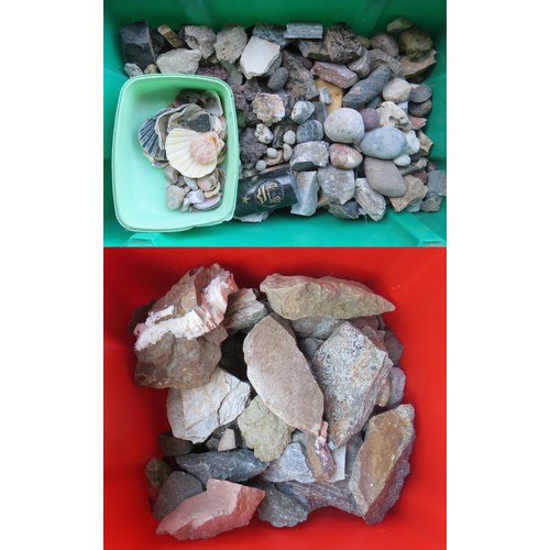 Rocks & Mineral Samples (2 Boxes)