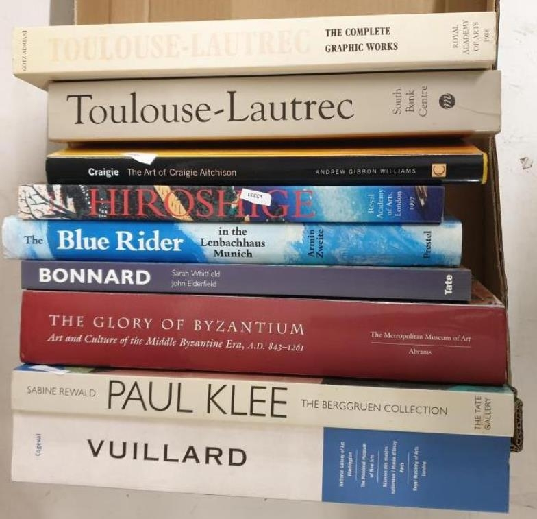 Art Books incl. Paul Klee, Vuillard, Bonnard, The Glory of Byzantium ...