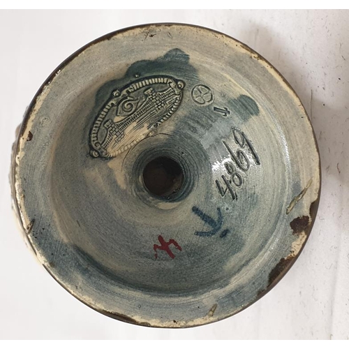 Austrian/Majolica style jug/pitcher approx. 24cm H marked 4869 etc. to base