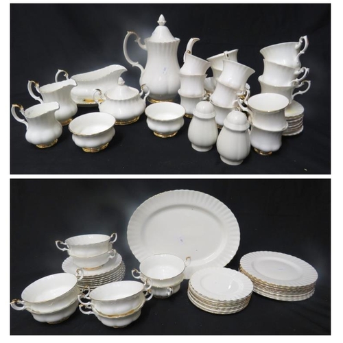 Royal Albert Val D'Or White & Wheat Decorated set of 8 side plates, 8 ...