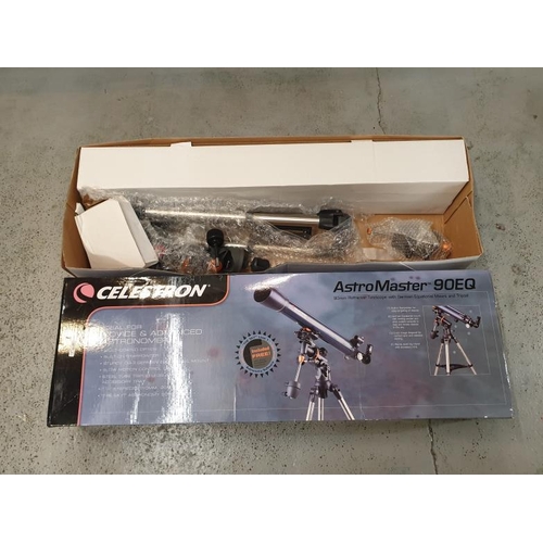 Astro Master 90EQ 90mm Refractor Telescope with German Equatoral mount ...