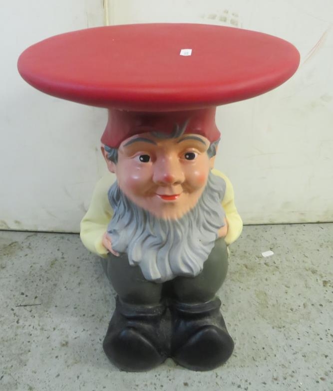 Napolean Kartell Composition Garden Gnome Table approx. 42cm H (A7)