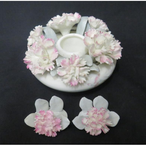 Royal Doulton Carnation Posy Set of candlesticks & 2 striker/match ...