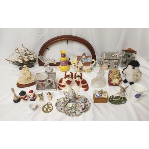 Figurines, novelty teapots, Emmerdale The Woolpack & School Fete by ...