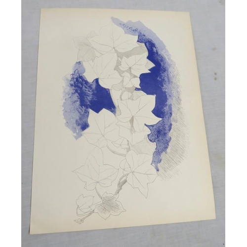 Unframed George Braque Original Lithograph 1955 as issued with black ...