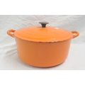 Orange Le Creuset Cooking Pot approx. 26cm dia.