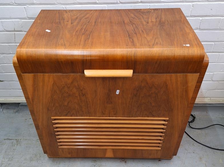 Art Deco Stereogram/Radiogram, approx. W81cm x H83cm x D45cm (A1)