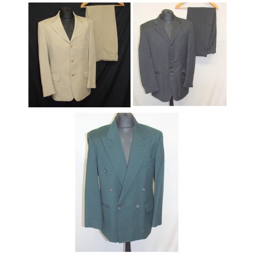 3 Mens Suits: Principles charcoal grey size 40, Copperstone beige size ...