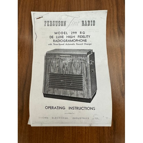 Art Deco Stereogram/Radiogram, approx. W81cm x H83cm x D45cm (A1)