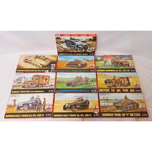 Esci Model Kits, unopened, scale 1/72, 8066, 8048, 8035, 8031, 8053 ...