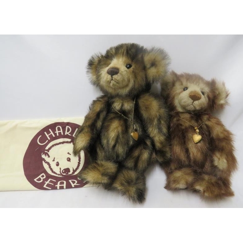 Charlie Bear CB194403B Crumble Limited Edition 3710/7000, & Rhubarb ...
