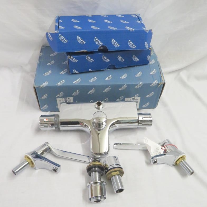 As New Bathroom Fittings Grohe 150ml Tap x 2, Automatic 2000 G3/4 bath ...