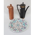 Ober Selters Nassau Stoneware Bottle, Portmeirion Phoenix coffee pot ...