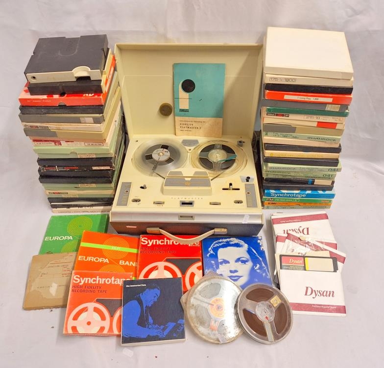Reel to Reel Fidelity Tape Recorder/Player & boxed of reels, double ...
