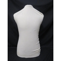 White Cloth Covered Male Torso/Mannequin approx. 72cm H