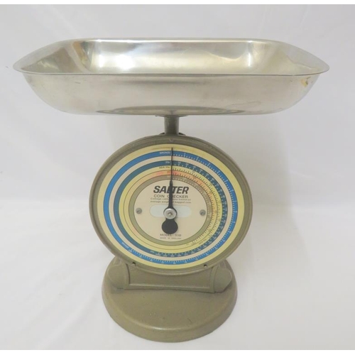 Salter Coin Checker Set of Balance Scales model 53B approx. 32cm H