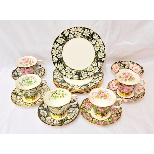 Royal Albert Provincial Flowers, Alberto Rose, Mountain Avens etc ...