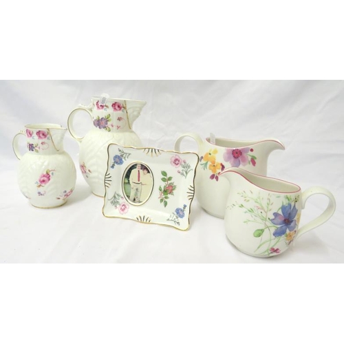 The Macauley Head Mask Jug by Coalport in 2 sizes approx. 18cm H & 13cm ...