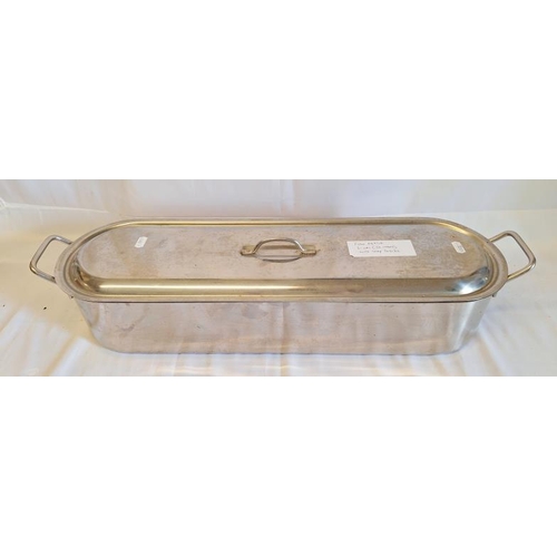 Stainless Steel Fish Kettle approx. 62cm L plus handles