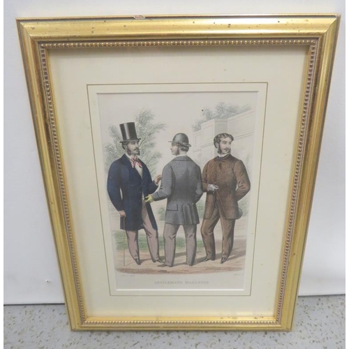 M/f/g Engraving, From the Gentleman's Magazine, gentlemen in formal ...