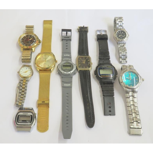 Wristwatches incl. Krsna, Digital, Active Sport, Decennis, Sekonda ...