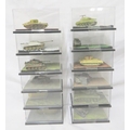 Cando Scale Die Cast Tank Models in fitted cases, approx. 9cm x 5.5cm x ...