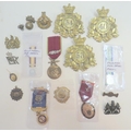Military Badges, British Army, Shako Plate Badge x 3, Miniature medals ...