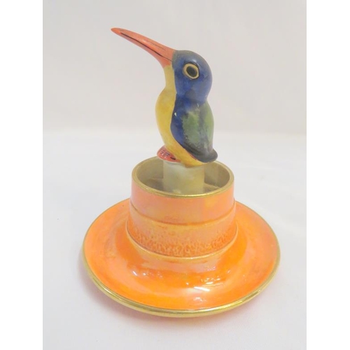 Carlton Ware Cocktail Stick Holder with bird to centre