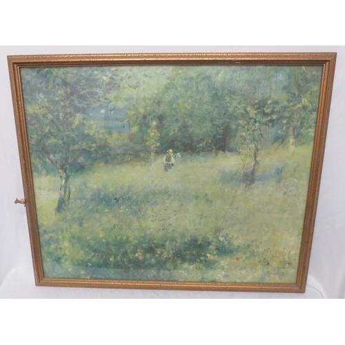 F/g Print 'Spring At Chatou' after Renoir, 60cm x 73cm & F/g ...