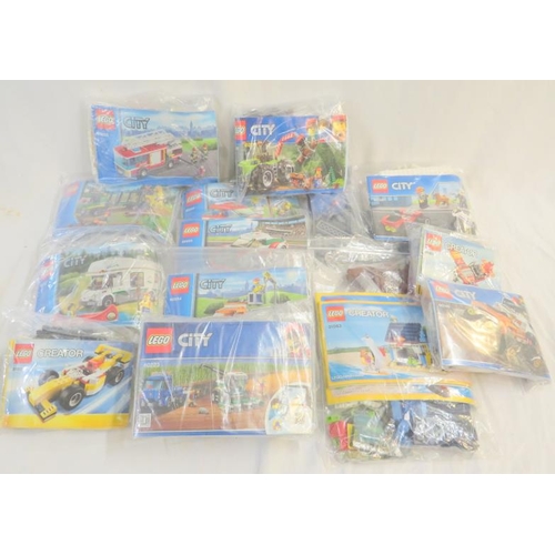 Lego City Sets in bags ncl. 60181, 60002 Fire Engine, 60146 Truck ...