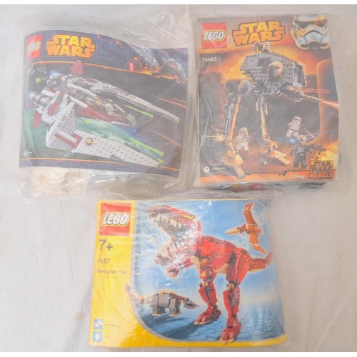 Bagged Lego Sets incl. 4507, Star Wars 75083, Star Wars 75051 (3) UNCHECKED
