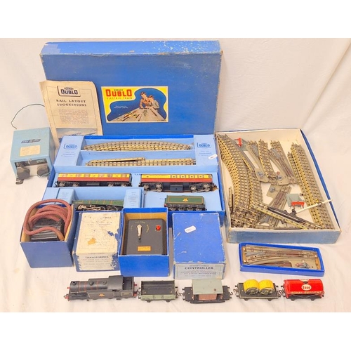 Hornby Dublo Train Items incl. Boxed Silverking Locomotive & carriages ...