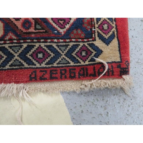 Red Middle Eastern/Azerbaijan Rug A/f approx. 190cm x 142cm (A4)