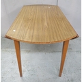 Circular Drop Flap Dining Table approx. 74cm H x 106cm dia. extended