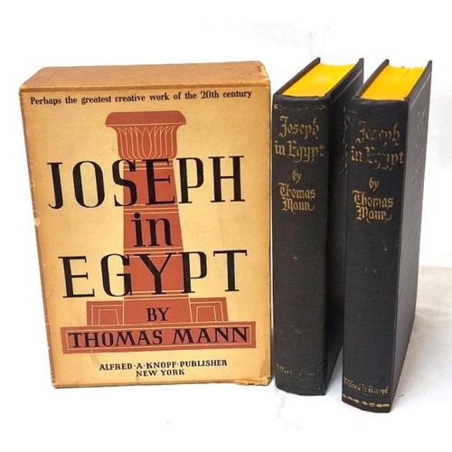 Joseph in Egypt by Thomas Mann published by Alfred A Knopf Publisher ...