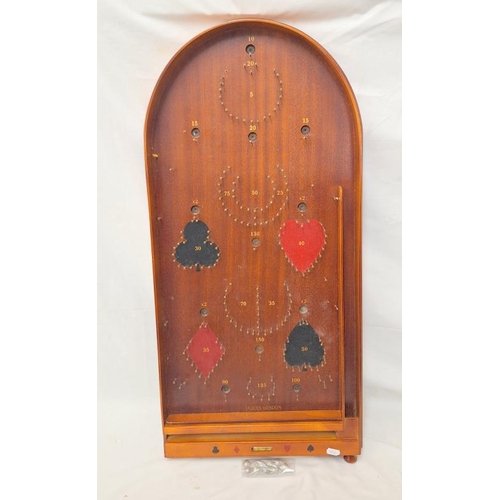 Vintage Jaques London Wooden Cased Pinball Machine with steel? balls ...