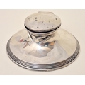 Sterling Silver Capstan Inkwell (missing glass liner), fully hallmarked ...