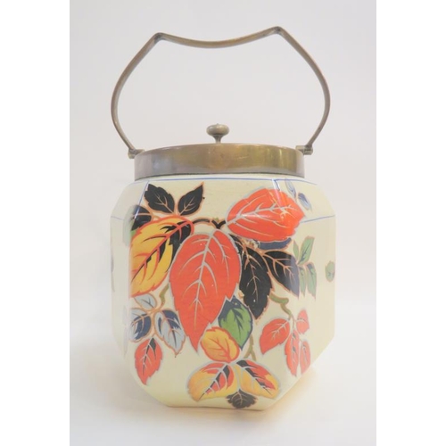 Coronet Ware Parrot & Company Autumn Biscuit Barrel