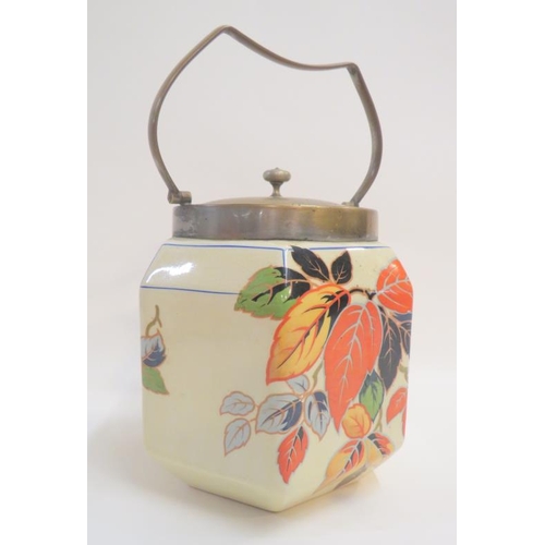 Coronet Ware Parrot & Company Autumn Biscuit Barrel