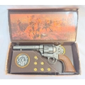 Single Action Colt 45 Replica Gun, boxed