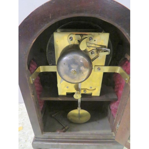 C19th Regency Mahogany 2 Train Bracket Clock with fusee movement on ...