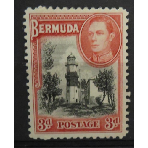 Stamps: Bermuda Display Card SG114 Mounted Mint