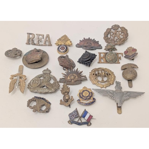 Military Cap Badges incl. ATA, Australian & Commonwealth Military Force ...