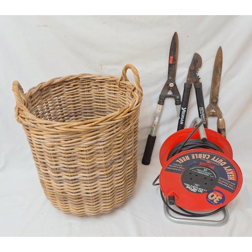 Heavy Duty Extension Cable 30m, 13amp cable reel with 2 sockets, 2 sets ...