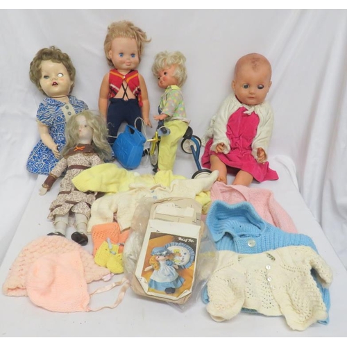 Vintage Dolls incl. Palitoy Walking/Talking Doll, Roddy baby doll ...
