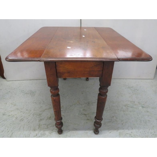 Rectangular Drop Flap Table approx. 68cm H x 78cm W extended/38cm ...