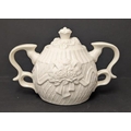 Large Robert Gordon Rambling Rose 2 Handled Circular Vessel, cream ...