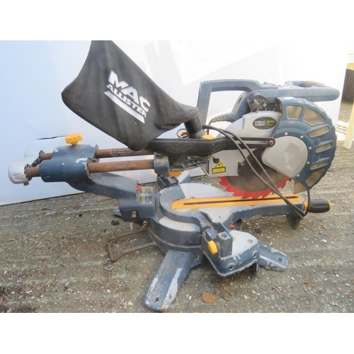 Mac Allister Heavy Duty Bench Circular Mitre Saw approx. 87cm x 48cm ...